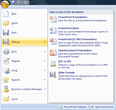 PowerPoint 2007 tutorial