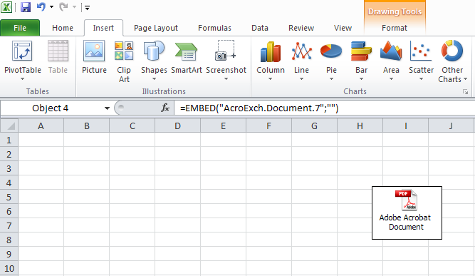 How To Embed PDFs Into Word Excel And PowerPoint 2010