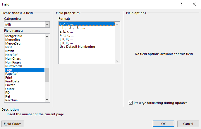 How to Add Page Numbers in Word and Use Different Formats