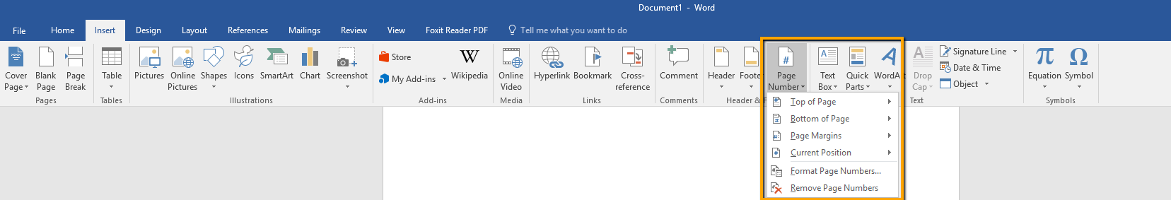 How To Add Page Numbers In Word And Use Different Formats